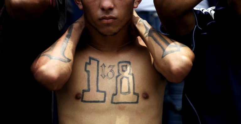 Latin Gangs Numbers: Mara 18, Sur X3, MS 13, Norte 14